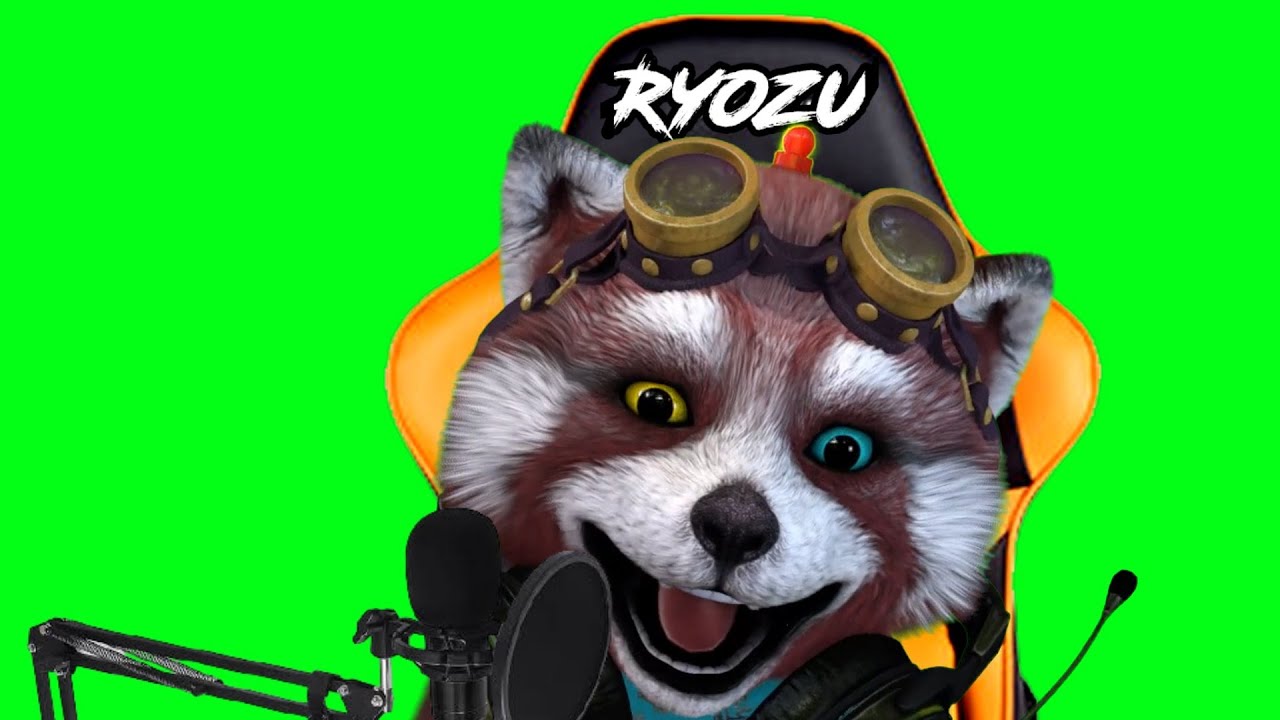 Fluffo Sirine Ryozu #Nocopyright Greenscreen Animaze facerig - YouTube