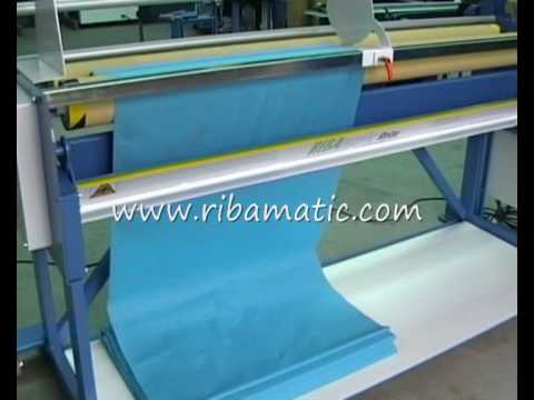 Fabric relaxing machine/ Máquina para relajar tejidos al libro. - YouTube