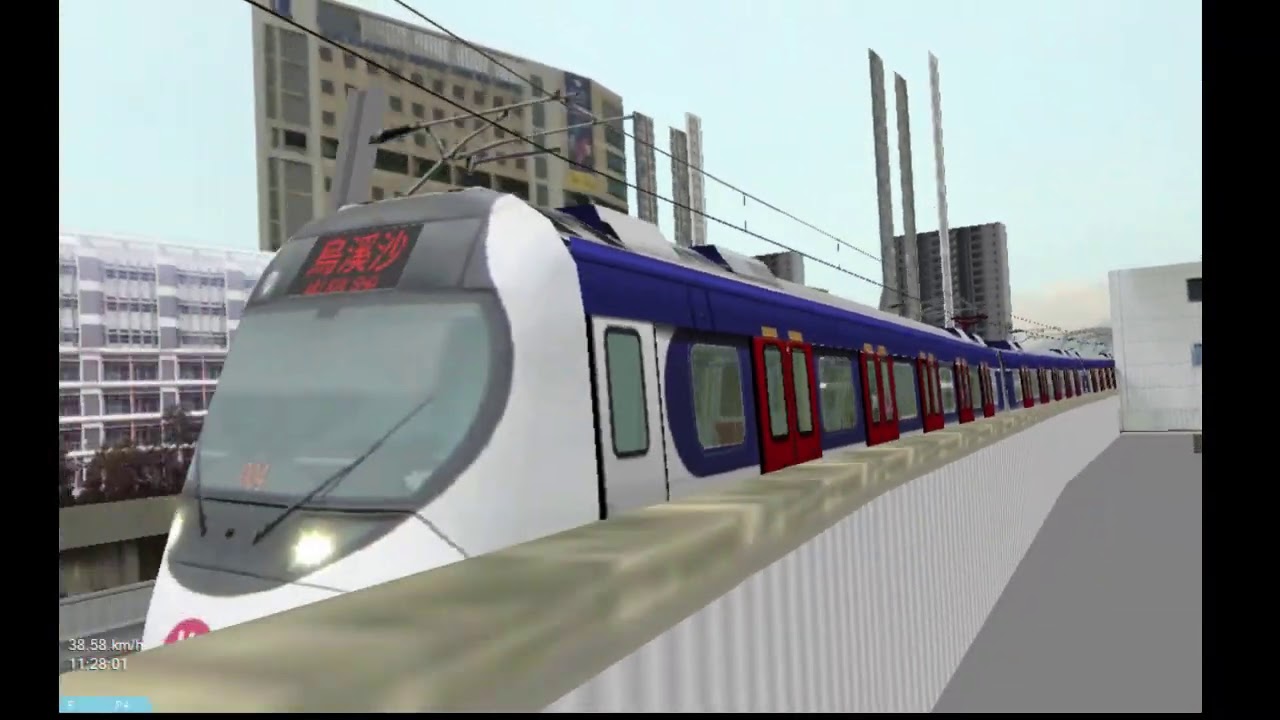 [Openbve舊時起終站]MTR MOL(TML P1) SP1950(D377/D378)大圍至烏溪沙 - YouTube