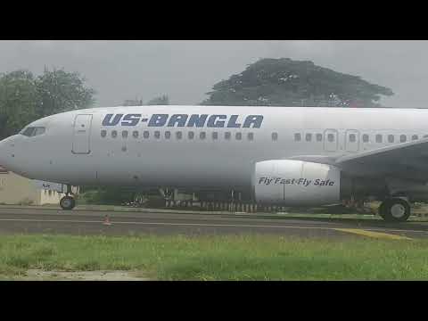 US-BANGLA Boeing 737 Taxing to Runway ✈️ #departure #video #airport #boeing