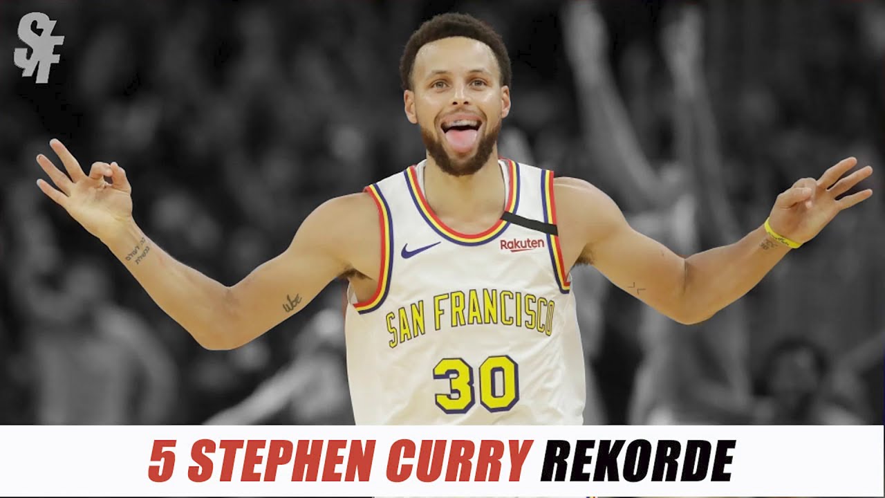 5 Stephen Curry REKORDE | 5 in 5 | SwishFactory - YouTube