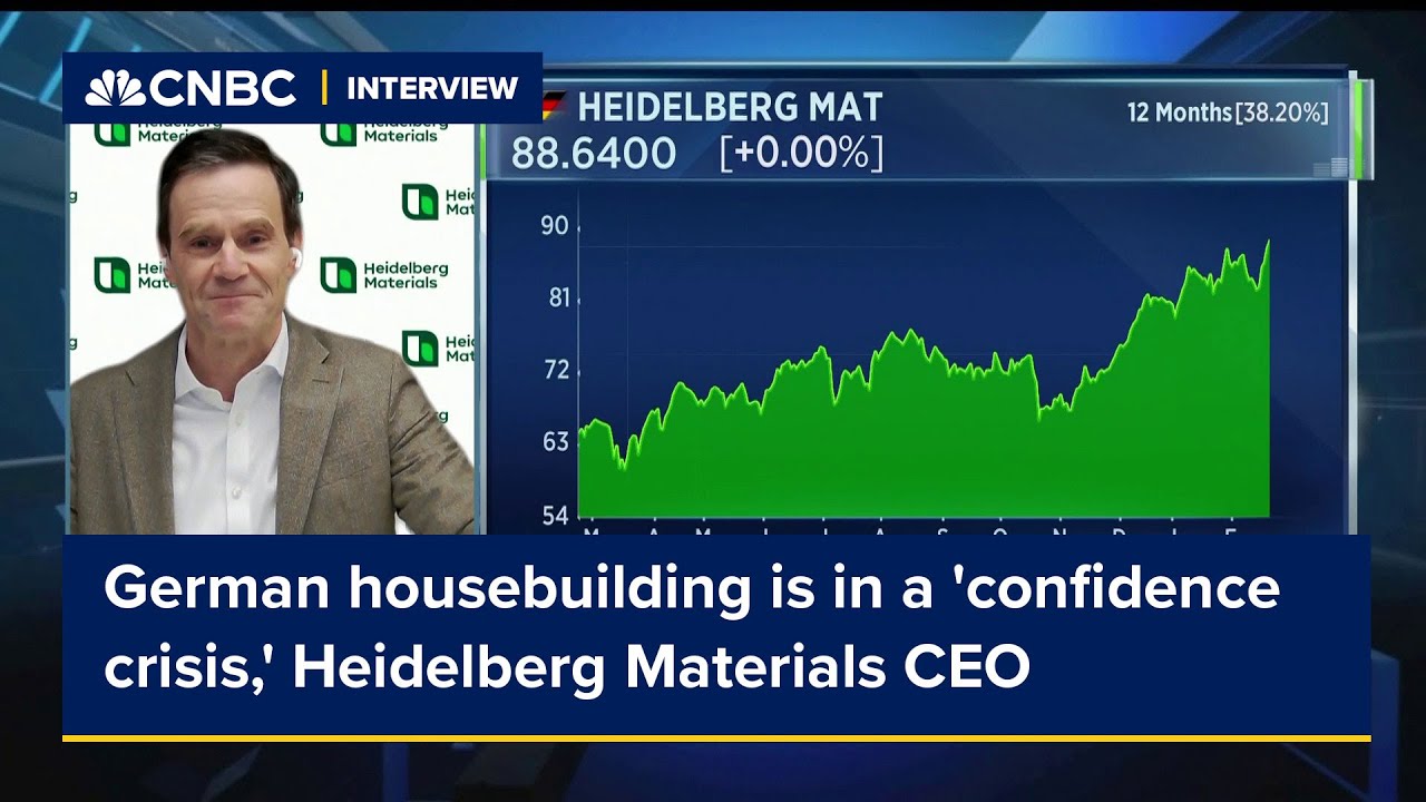 German housebuilding is in a 'confidence crisis,' Heidelberg Materials ...