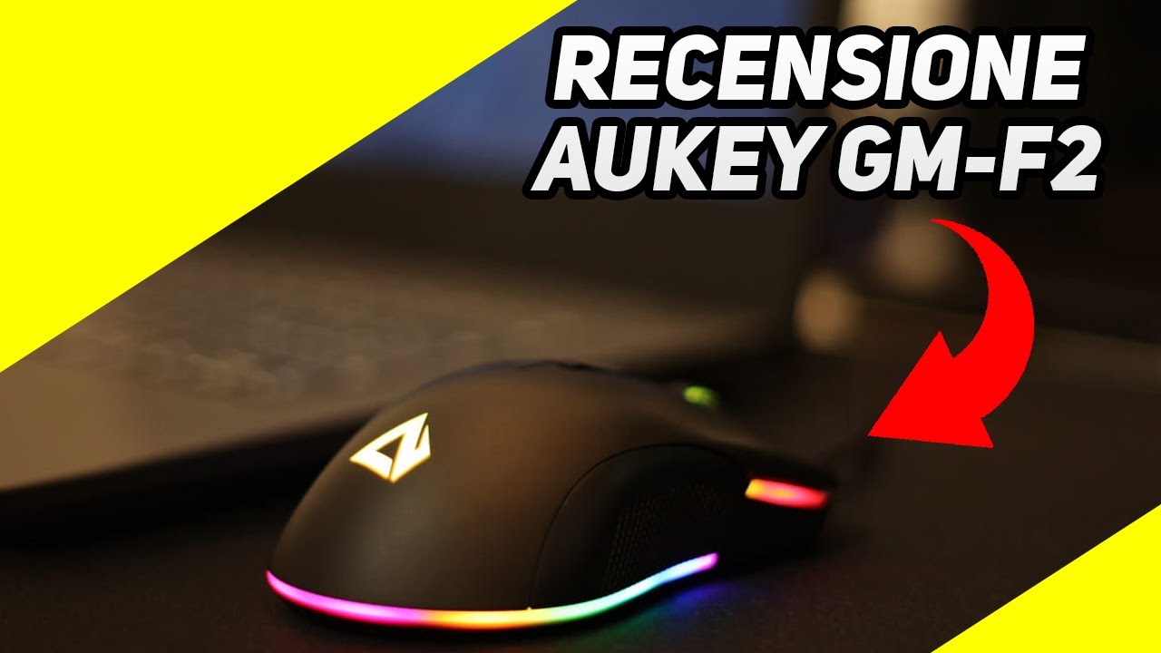 UNBOXING AND REVIEW AUKEY GM F2 ITA - BEST MOUSE UNDER 25$ #aukey # ...