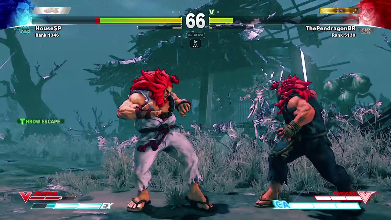 SFV - Akuma Day 1 CA Finish - YouTube