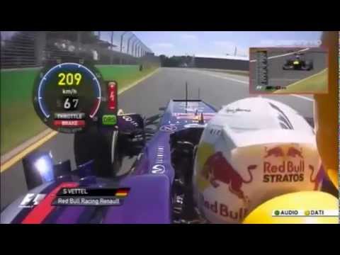 Sebastian Vettel Onboard - Australian GP FP1 fastest lap