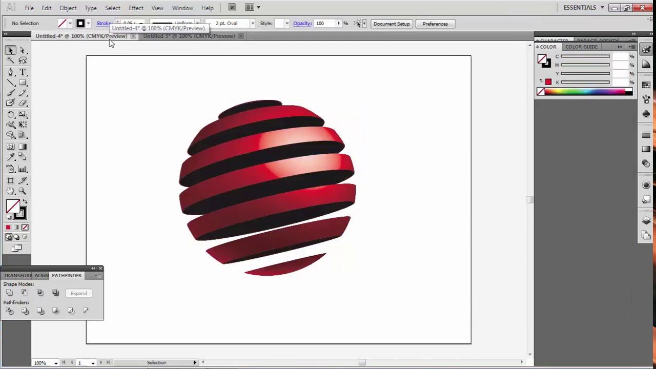Design Avdanced 3D Obejct In Illustrator - Revolve Effect - YouTube