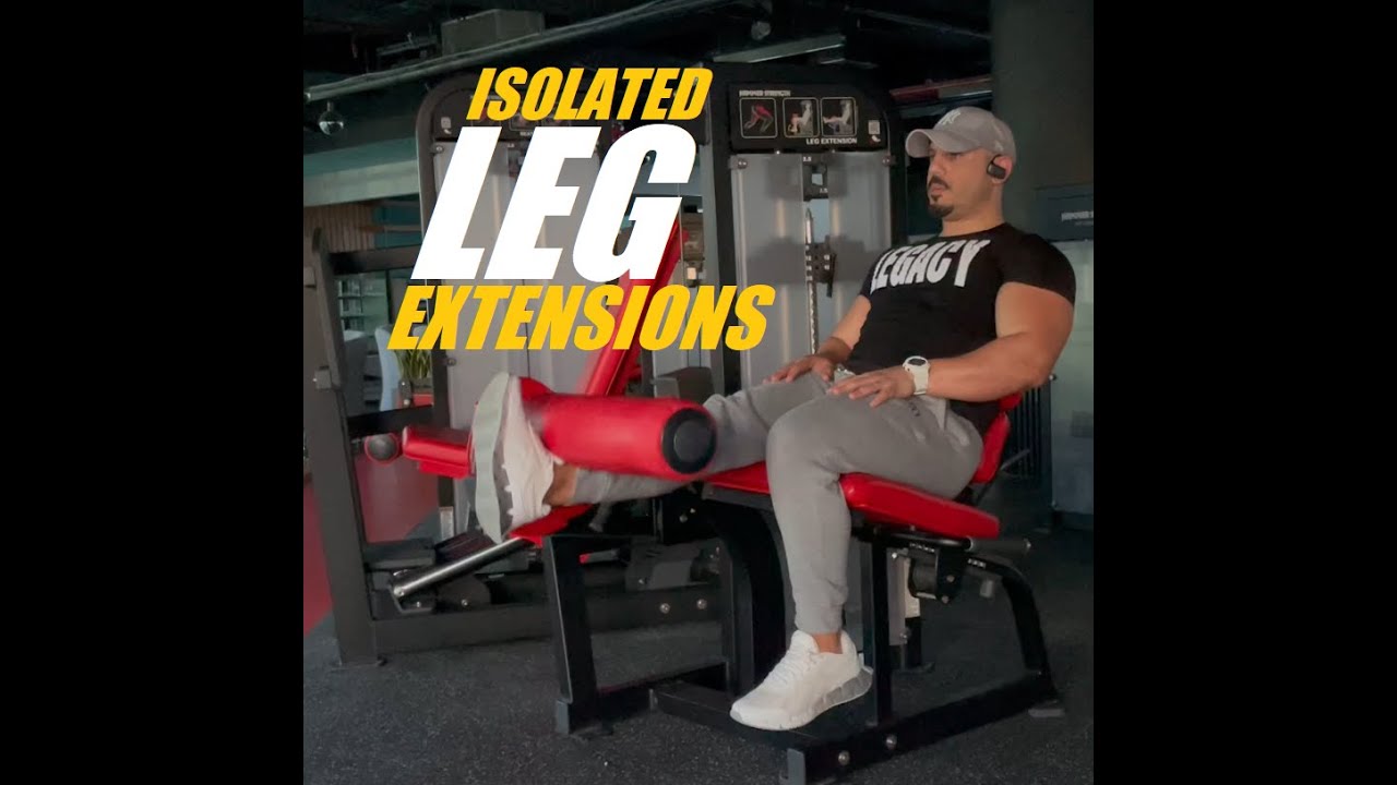 Isolated Leg Extensions - YouTube