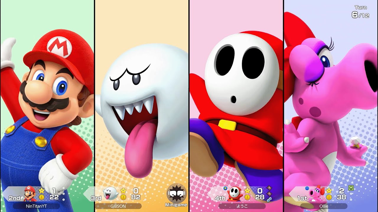 Super Mario Party Jamboree - Mario vs Birdo vs Boo vs Shy Guy - King ...