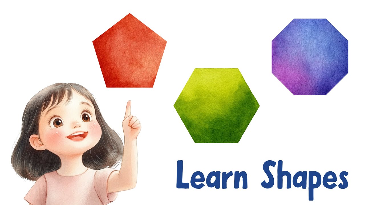 Learn 2D Shapes | Educational for Toddlers, Preschool Kids | Set 3 ...