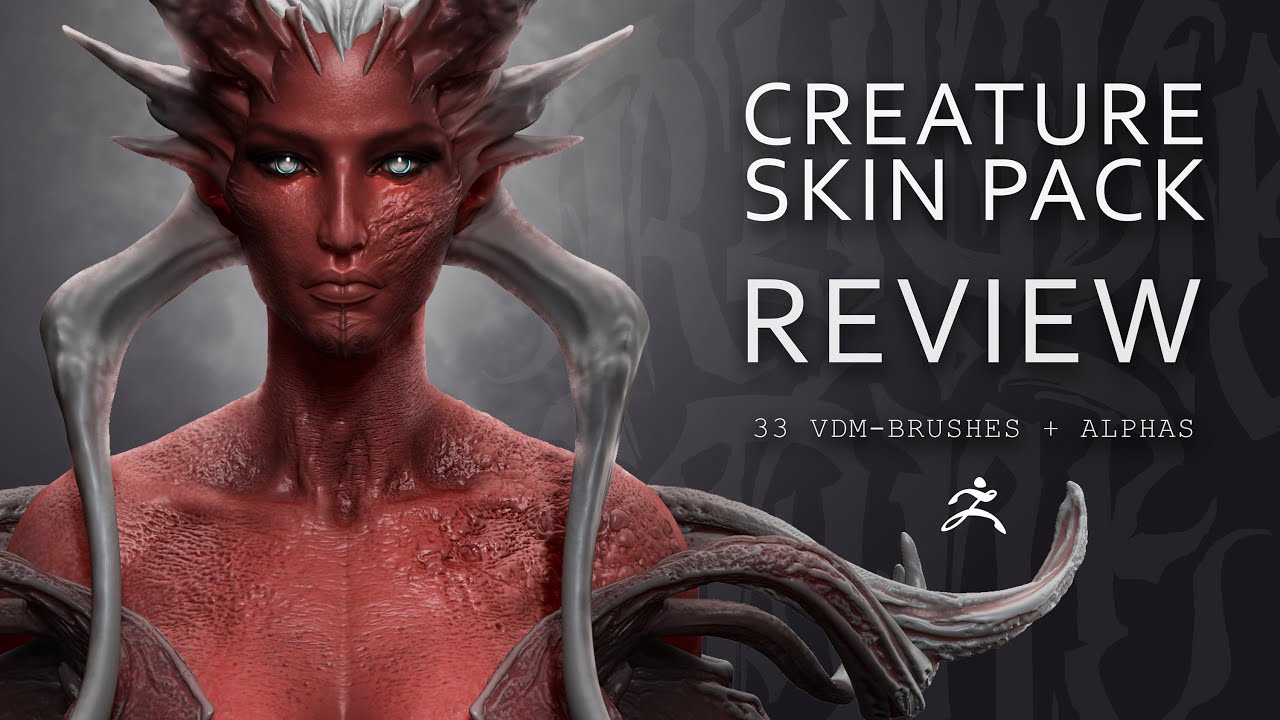 33 CREATURE SKIN BRUSHES | VDM + Alphas | REVIEW - YouTube