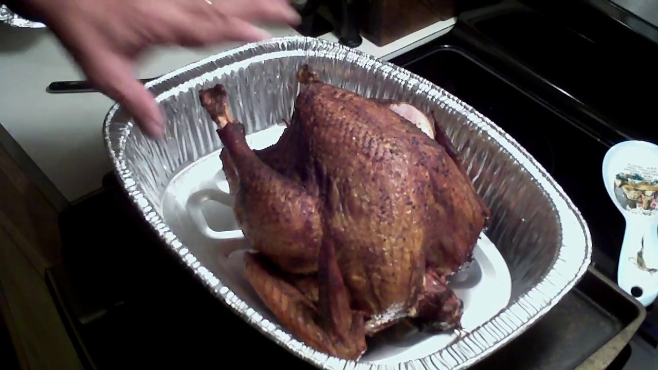 Smoked Turkey On The Pit Barrel Cooker - My Way - Part 4 - YouTube
