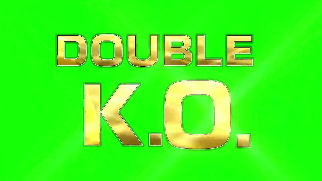 Street Fighter Double KO Green Screen - SFV: Champion Edition - YouTube
