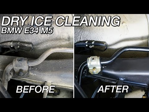 BMW M5 E34 - DRY ICE CLEANING THERAPY
