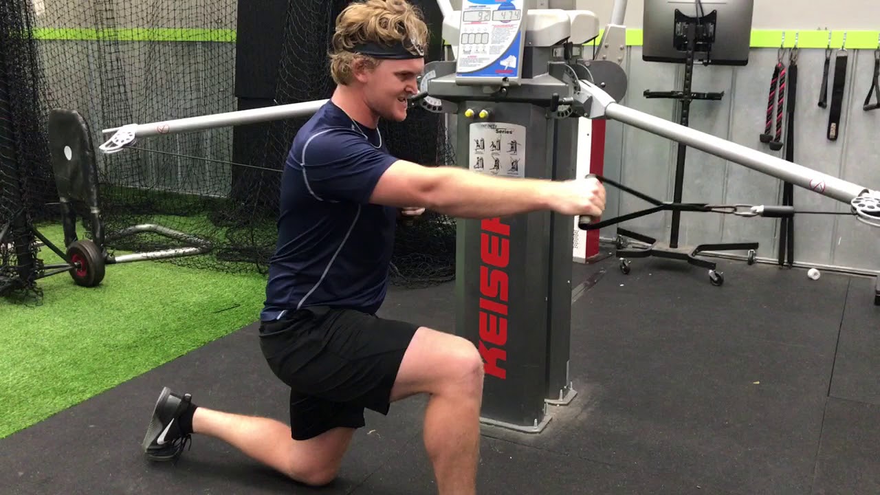 Half-Kneeling Cable Push-Pull - YouTube