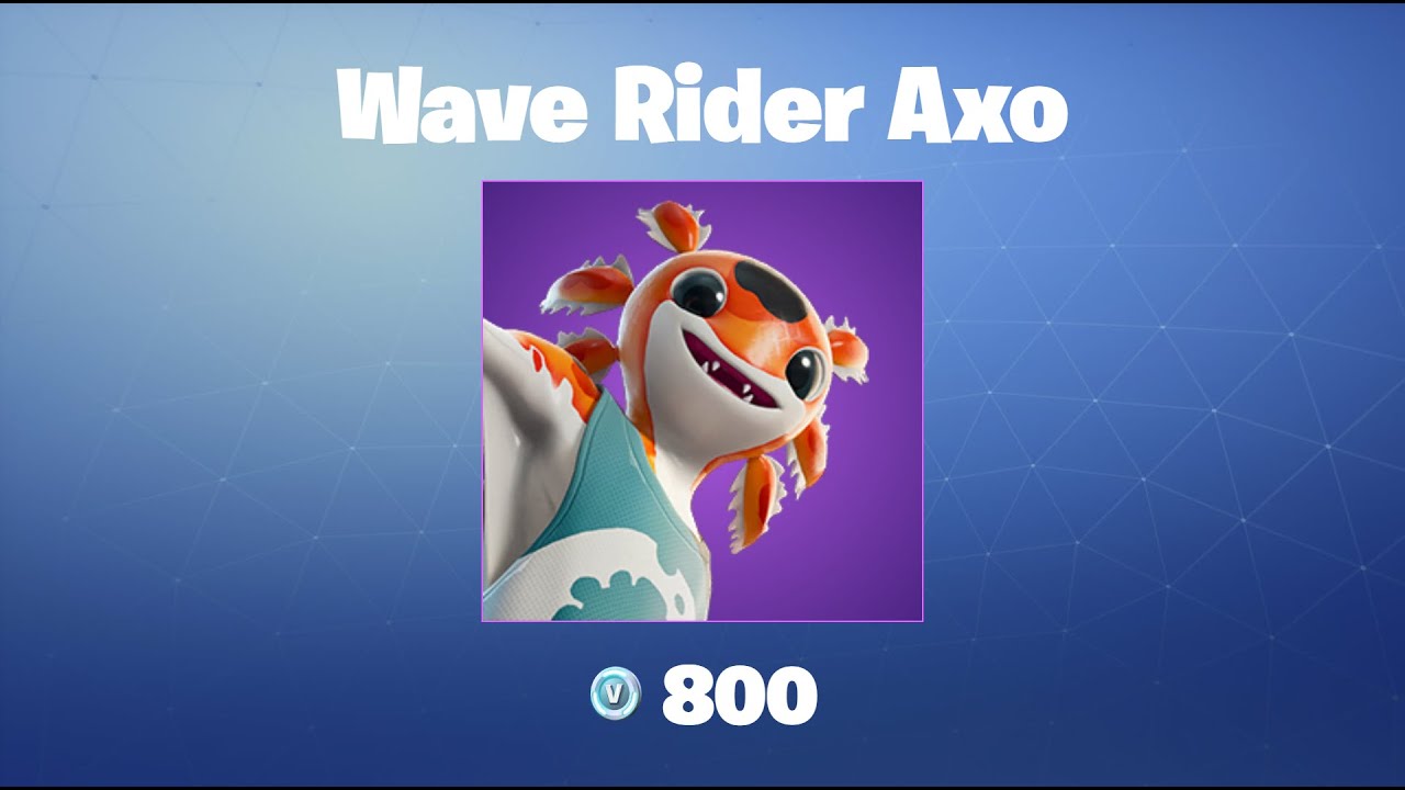 Wave Rider Axo | Fortnite Outfit/Skin - YouTube