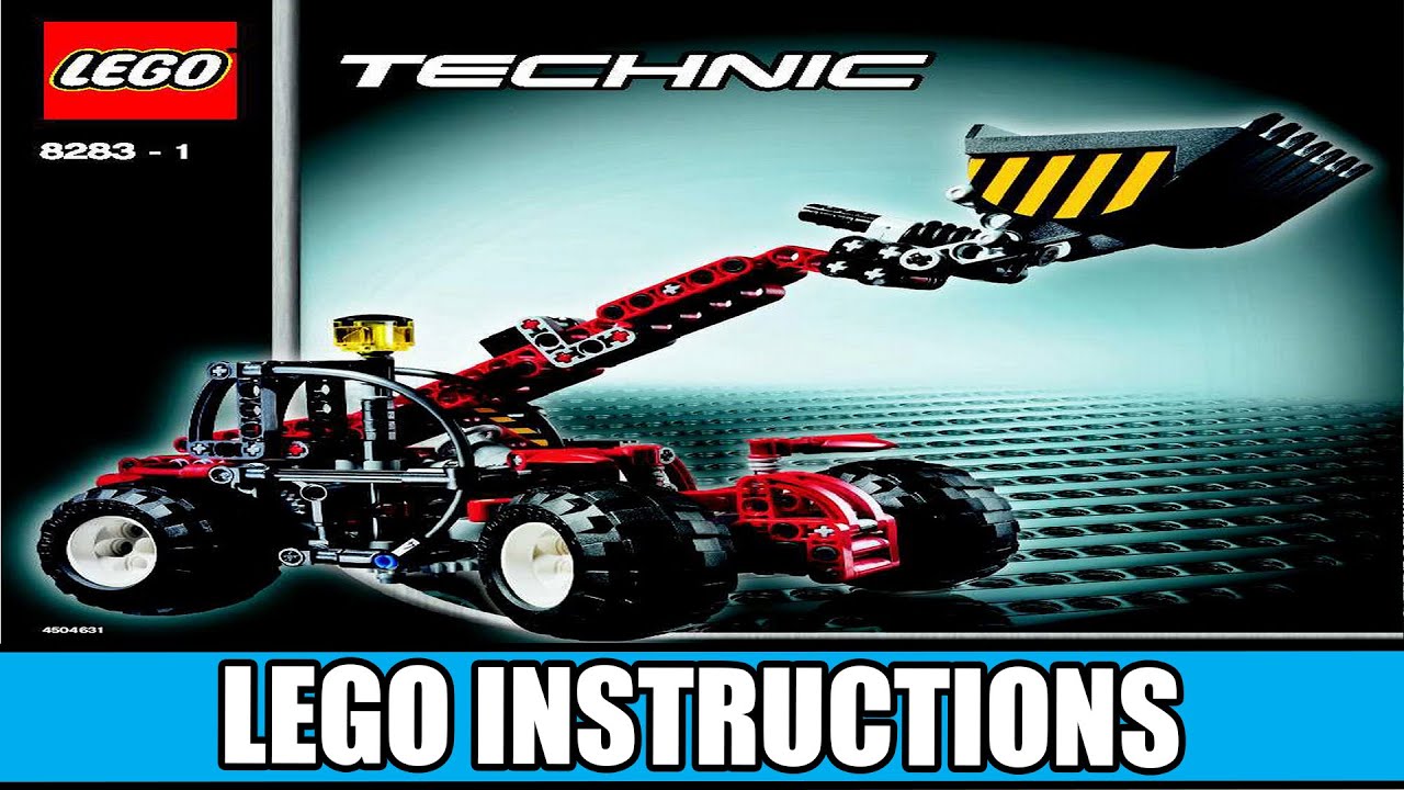 LEGO Instructions - Technic - 8283 - Telehandler - YouTube