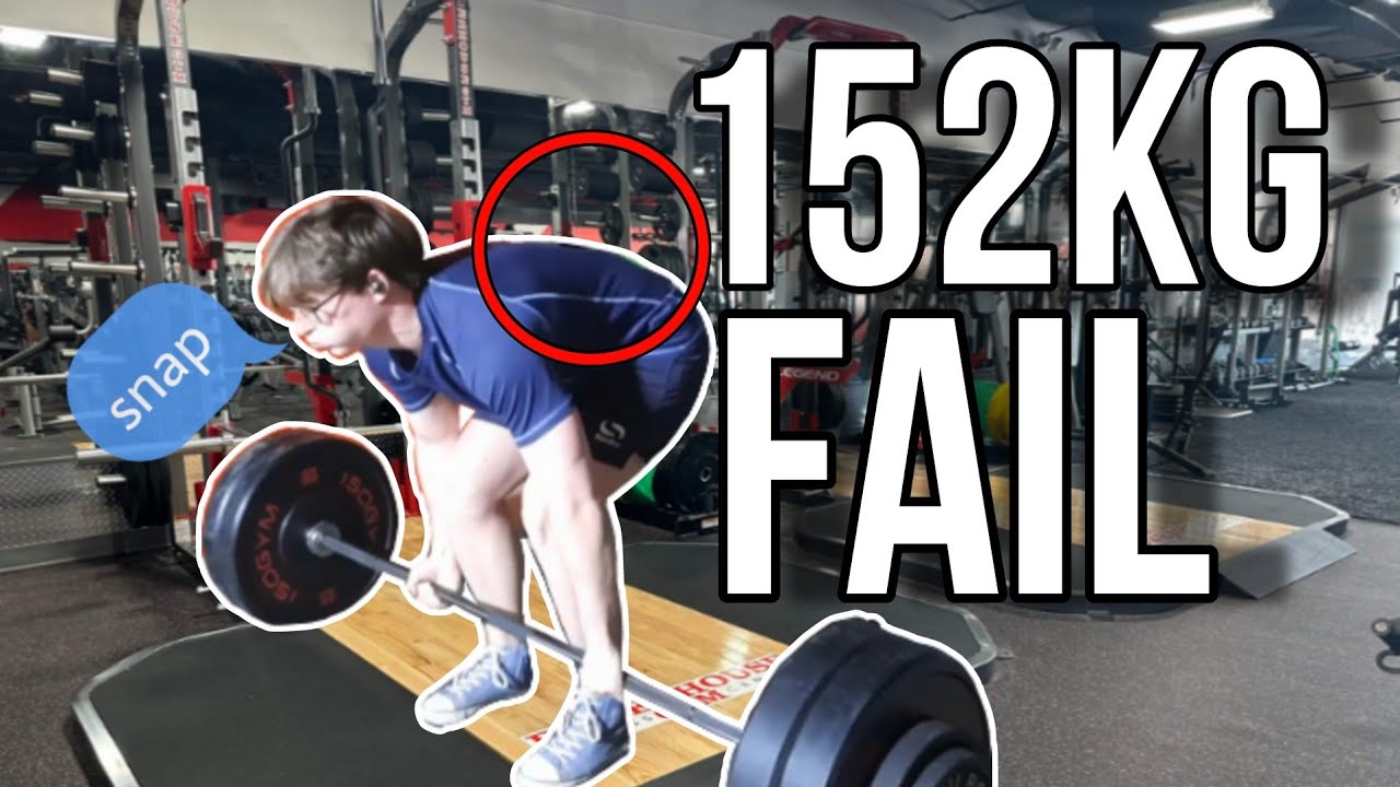 Deadlift 152kg x5 Fail! - Winter Bulk Day 3 - YouTube