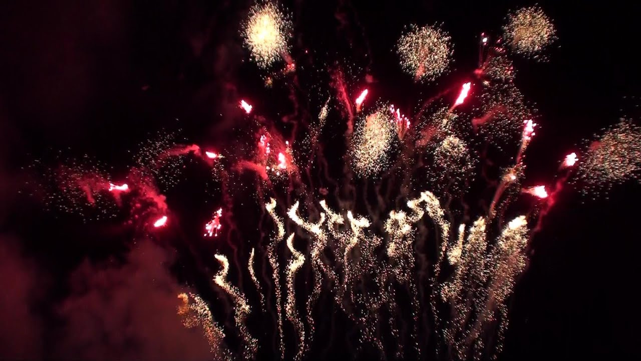 Brown University 250th Post Football Fireworks 9-27-14 - YouTube