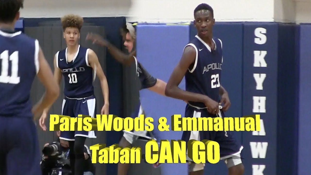 Parris Woods & Emmanual Taban CAN GO!! Apollo highlights vs Deer Valley ...