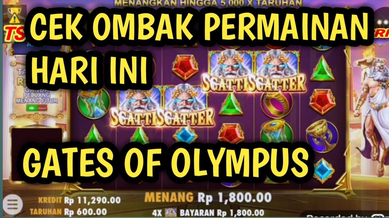 cek ombak permainan gates of Olympus hari ini - YouTube