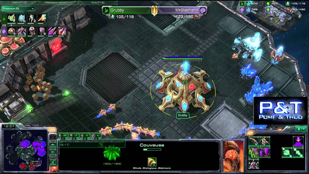 (HD372) Grubby vs Stephano - PvZ - Starcraft 2 Replay [FR] - YouTube