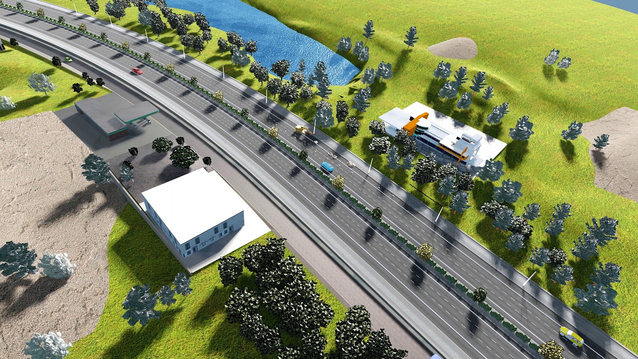 Road 3d Visualization #02 - YouTube