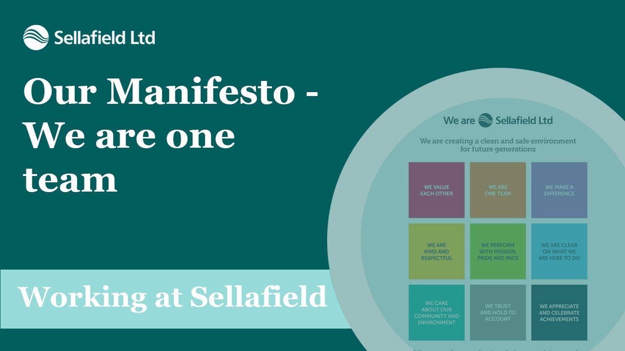 Our Manifesto - Sellafield Ltd - YouTube
