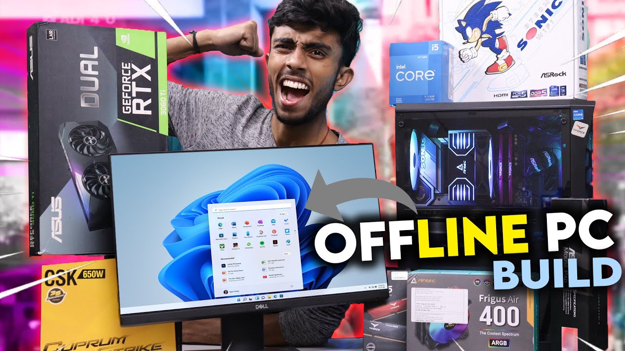 OFFLINE PC Build From Nehru Place⚡ - Complete PC Build Step By Step ...