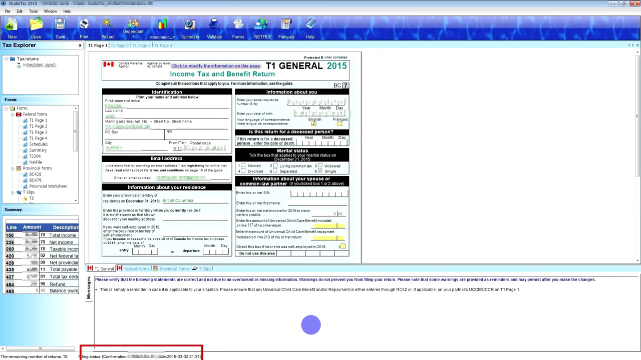 NETFILE WITH STUDIO TAX (ELECTRONIC FILLING) [ 지구에 산다 ] - YouTube