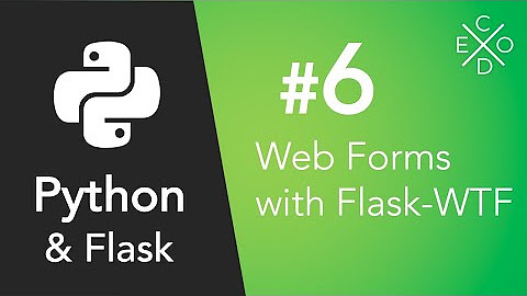 flask forms - YouTube