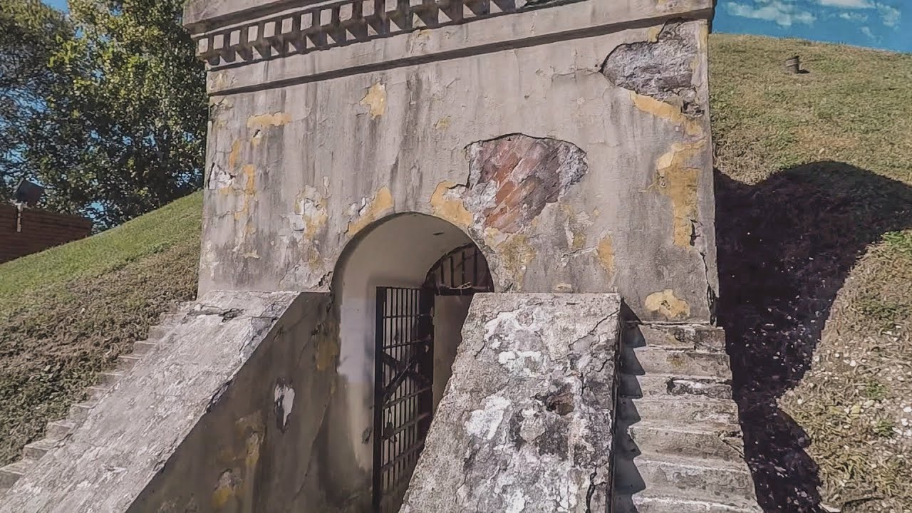 Civil War Relic Camp Parapet in South Louisiana - YouTube
