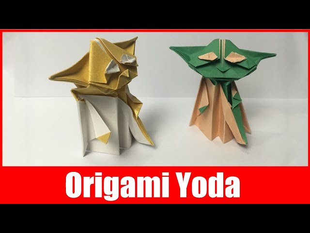 How To Make A Paper Yoda Easy