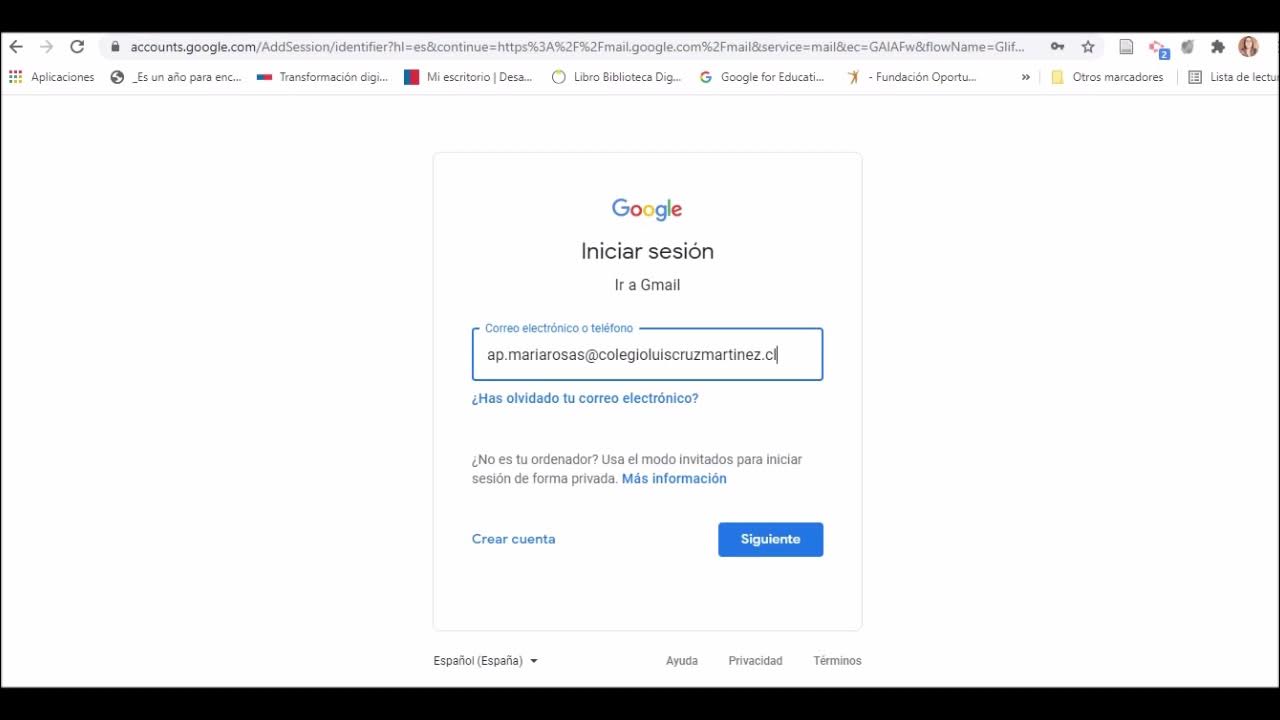 Tutorial activación Correo Apoderados LCM - YouTube