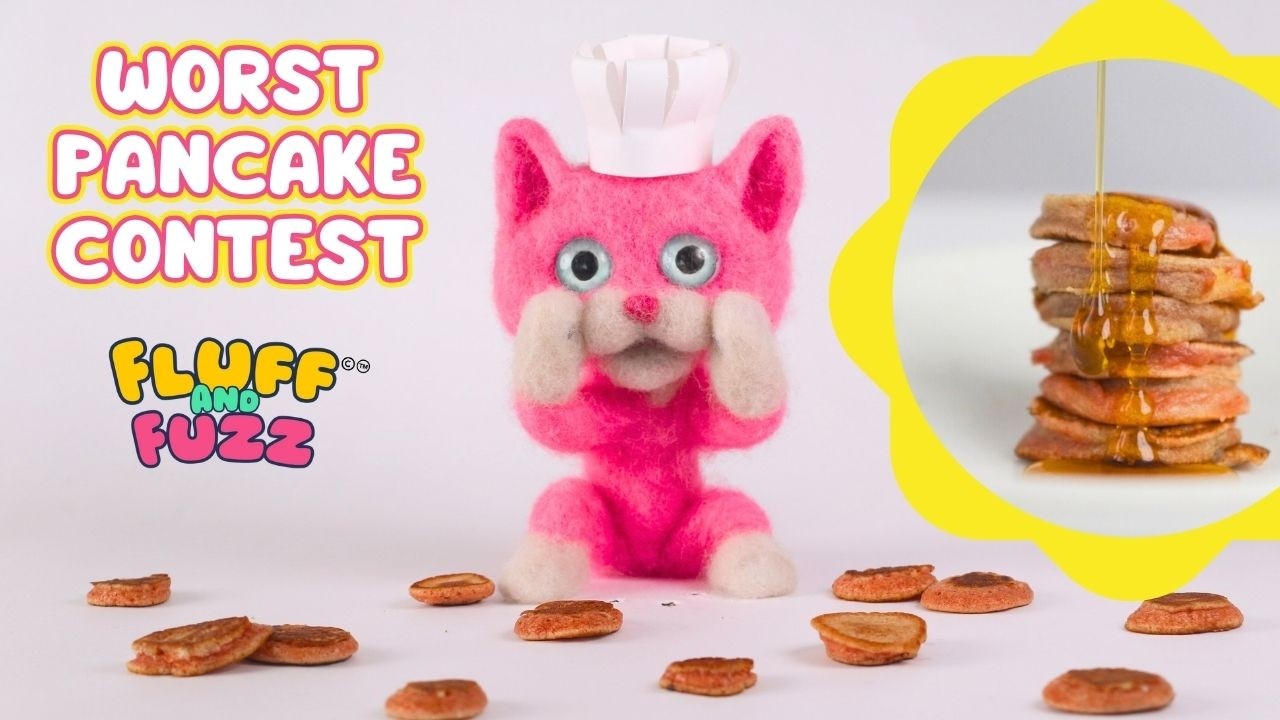The Worst Pancake Contest With Fluff and Fuzz - YouTube