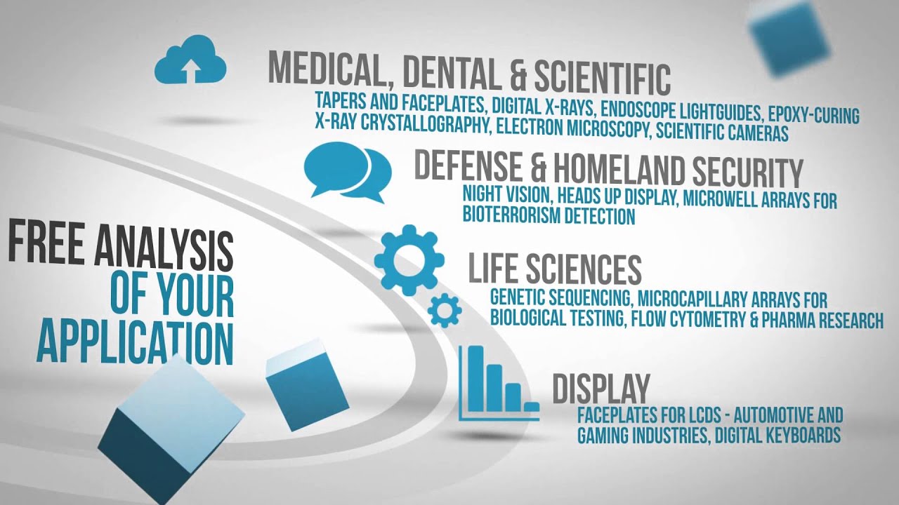 Incom Rigid Fused Fiber Optic Tapers - YouTube