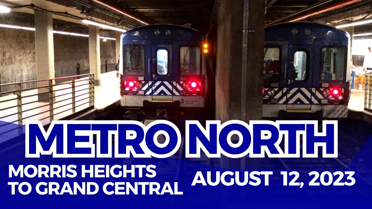 Metro-North Railfanning: Morris Heights to Grand Central (M7a, P32AC-DM ...