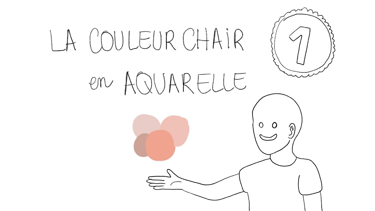 PEINDRE LA COULEUR CHAIR EN AQUARELLE (EN 3 MIN) - YouTube