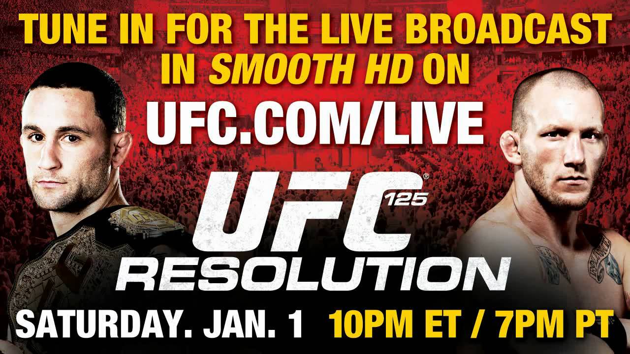 Watch UFC 125: Resolution Live on UFC.com/Live in Smooth HD - Saturday ...