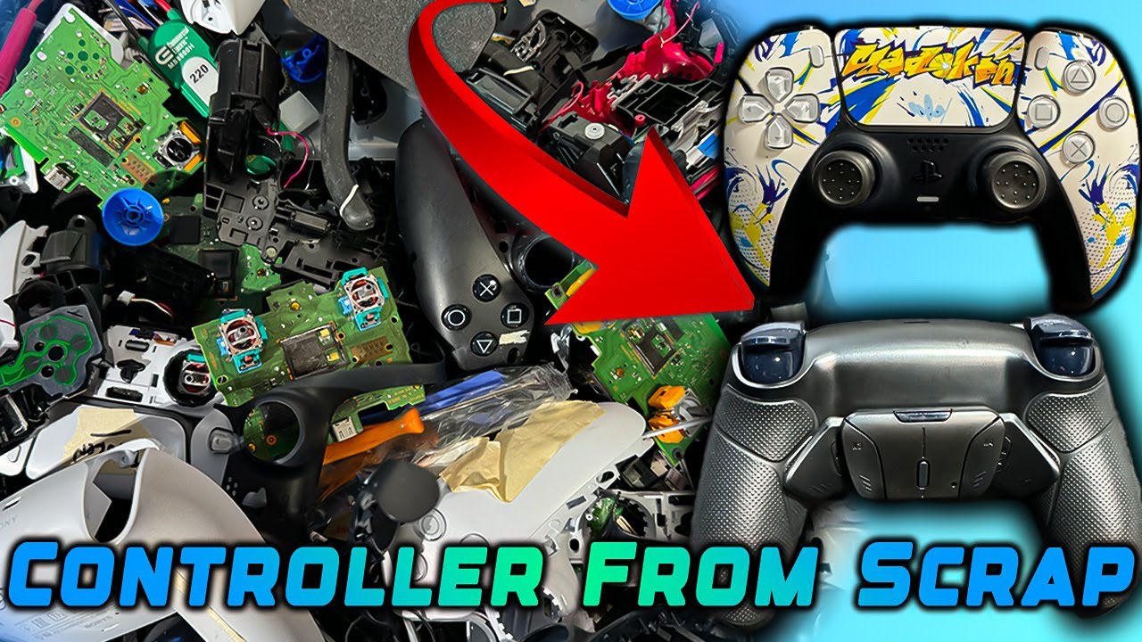 Using Spare Parts to Build A PS5 PRO Controller - YouTube