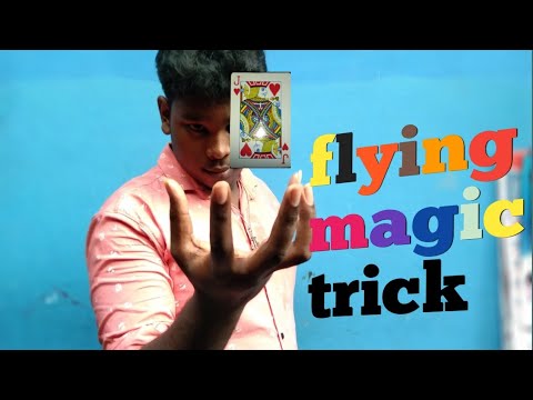 super magic of trick in card flying magic🪄🪄😱😱😱♥️ with sa magic channel ...