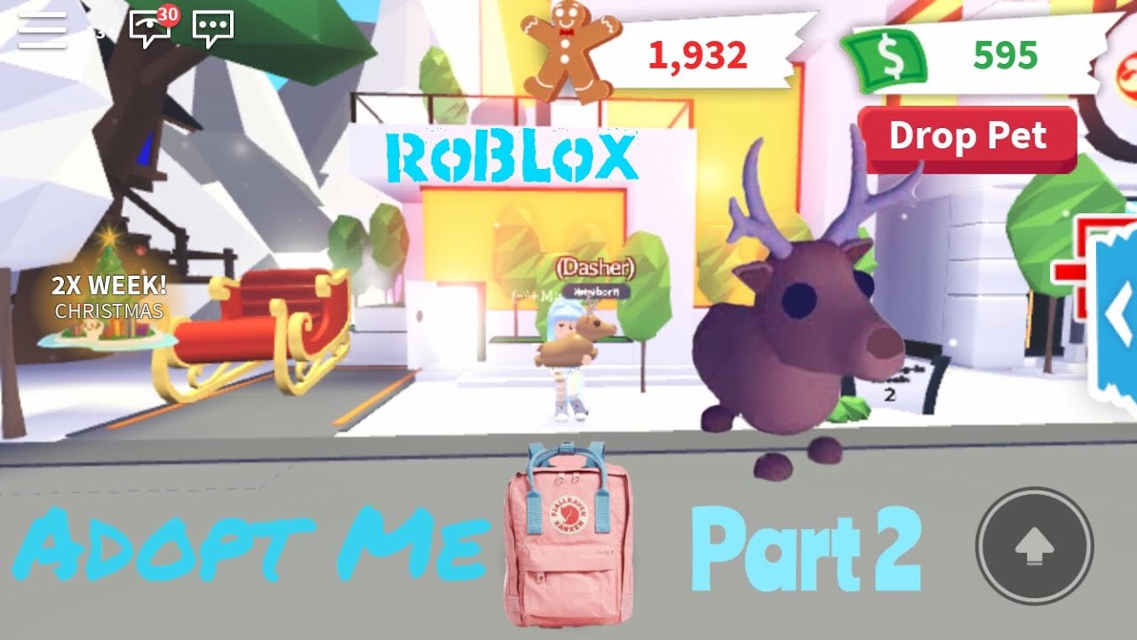 ROBLOX ADOPT ME pt.2 What's in my backpack!! - YouTube
