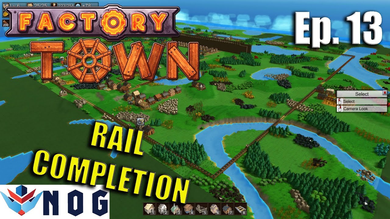 Castle Factory Town Ep13 | Railway Completion | Gameplay, Lets Play ...