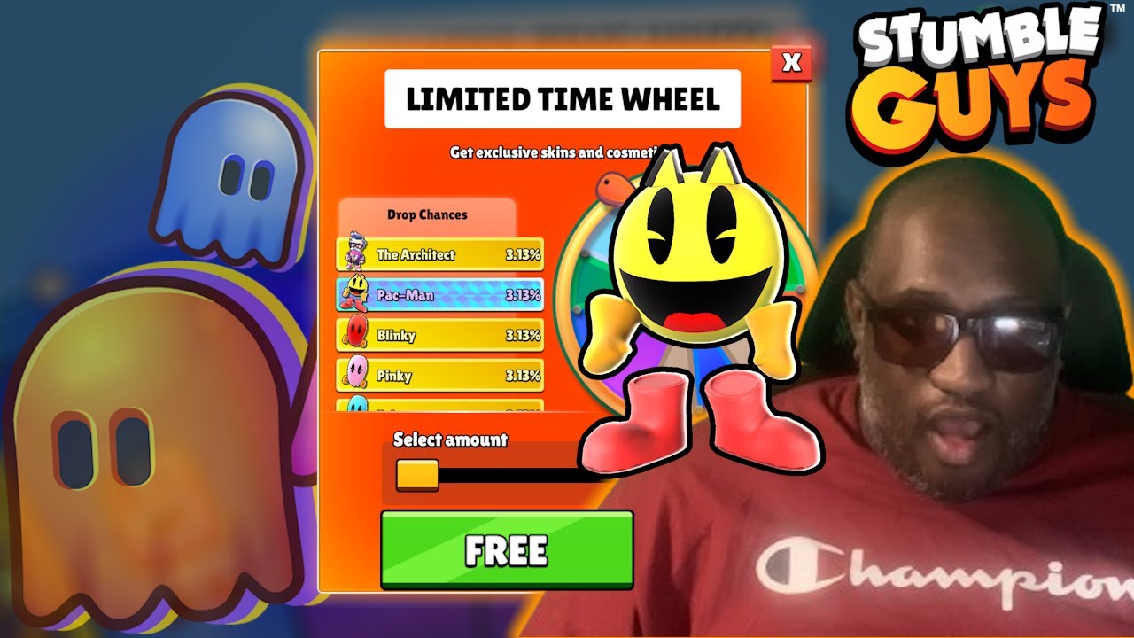 PACMAN 0.63 BETA SKINS in STUMBLE GUYS - YouTube