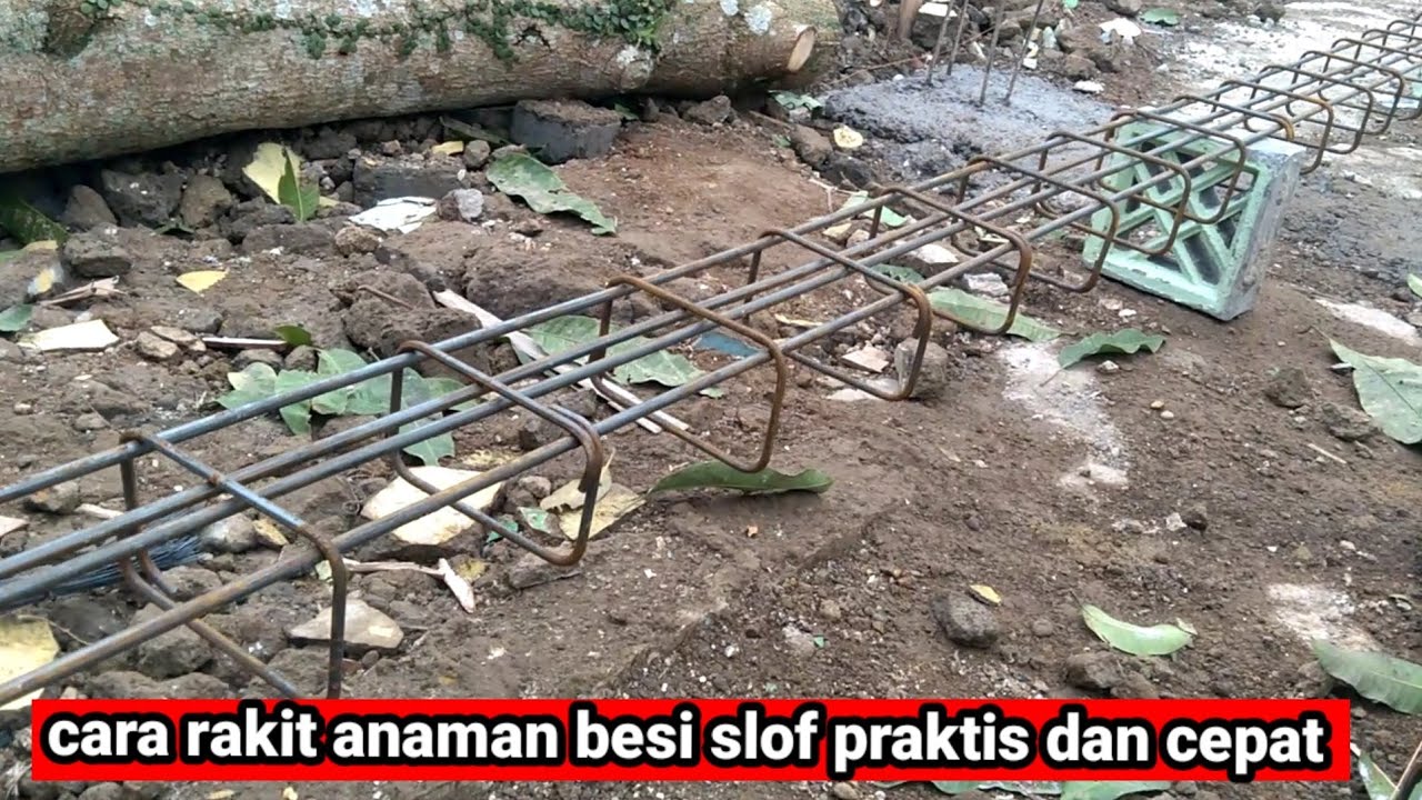 cara rakit anaman besi slof praktis dan cepat - YouTube
