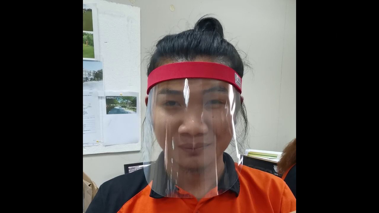 DIY FACE SHIELD - YouTube