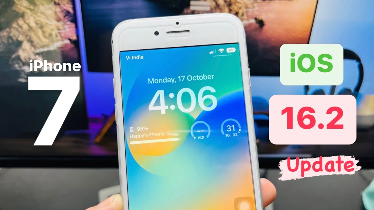 Using iOS 16.2 Features on iPhone 7 - Update iOS 16.2 on iPhone 7 - YouTube