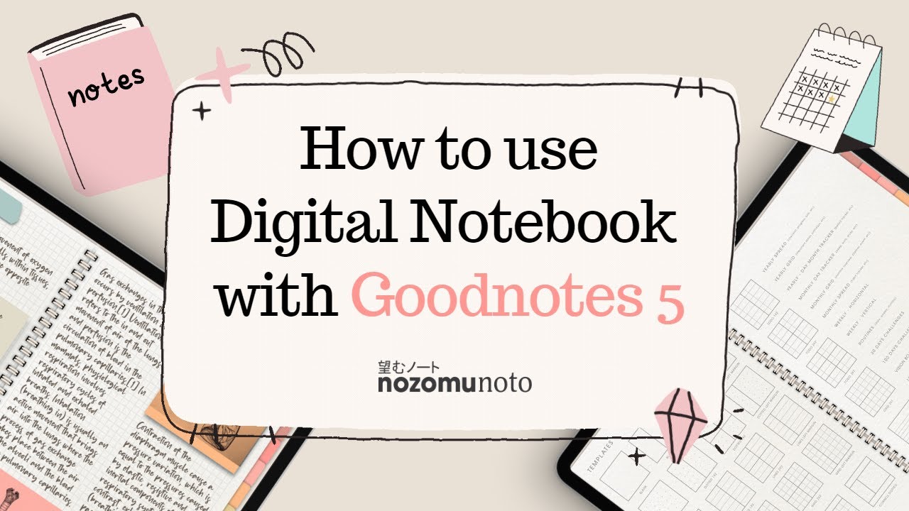 How to Use Digital Notebook in Goodnotes 5 - Basic Tutorial for ...