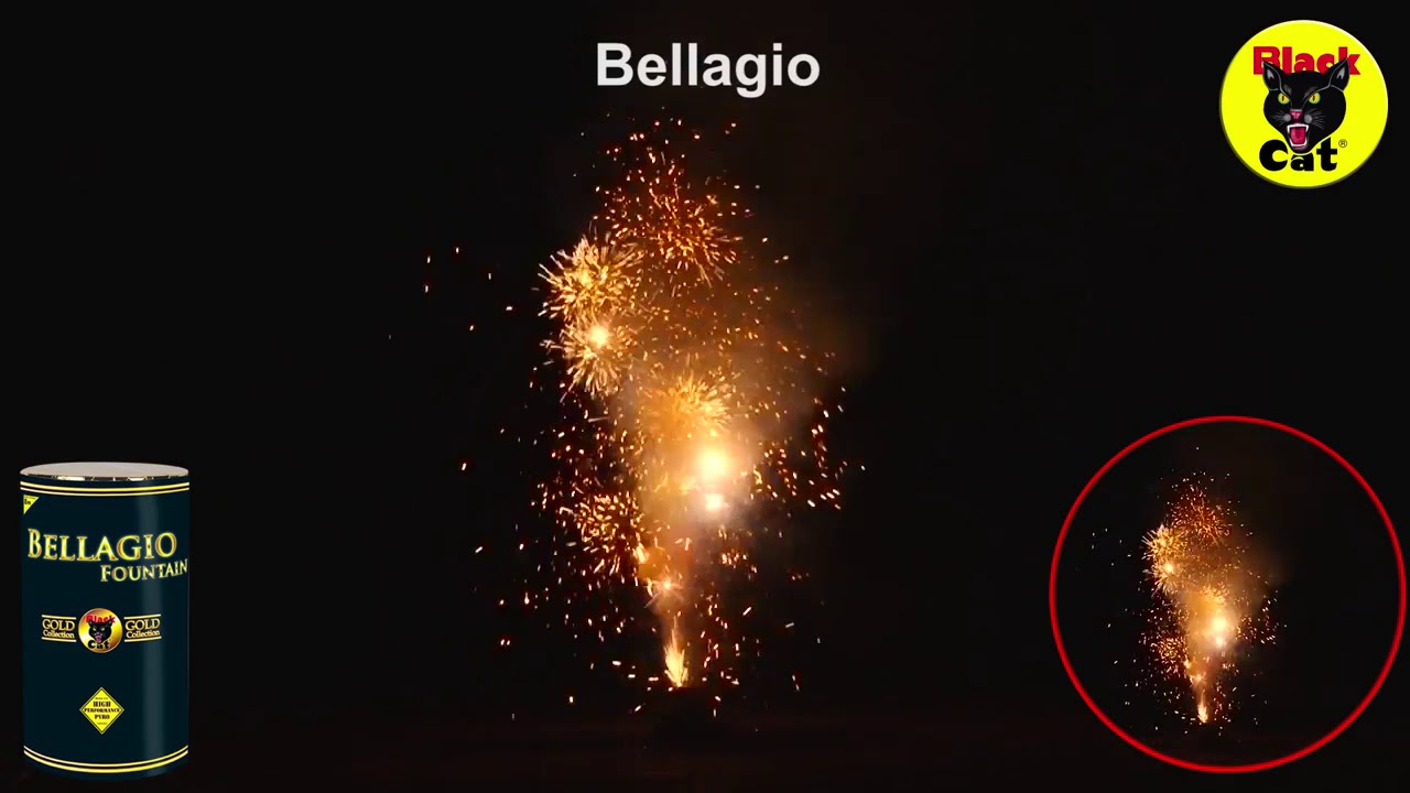 Bellagio Fountain By Black Cat - Sold At Manchester Fireworks - YouTube