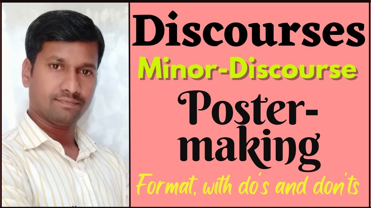 Poster-making, Discourses - YouTube