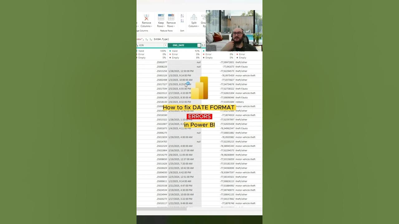 How to Fix Power Query DATE FORMAT Errors | Power BI - YouTube